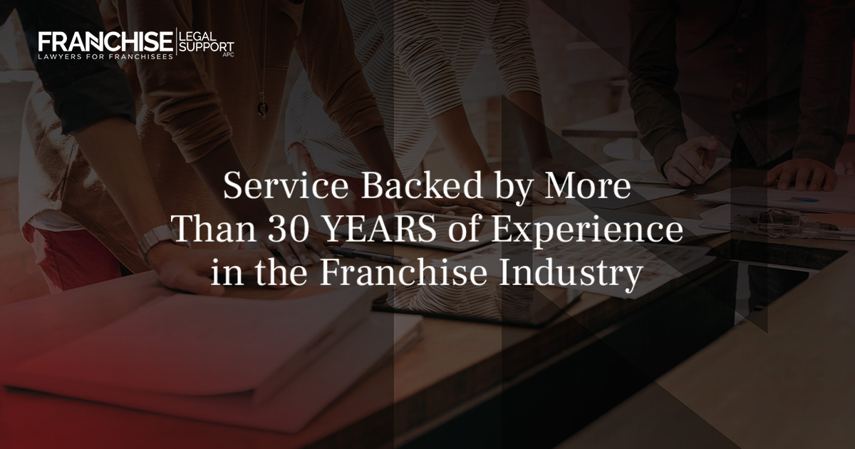 California Franchise Lawyer | Franchise Legal Support